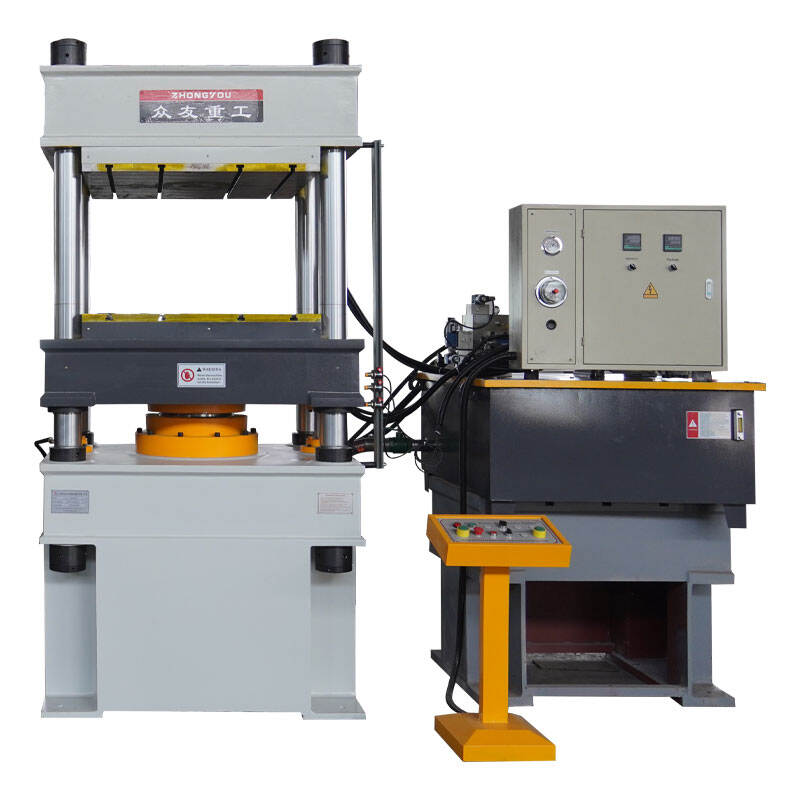 Composite material press