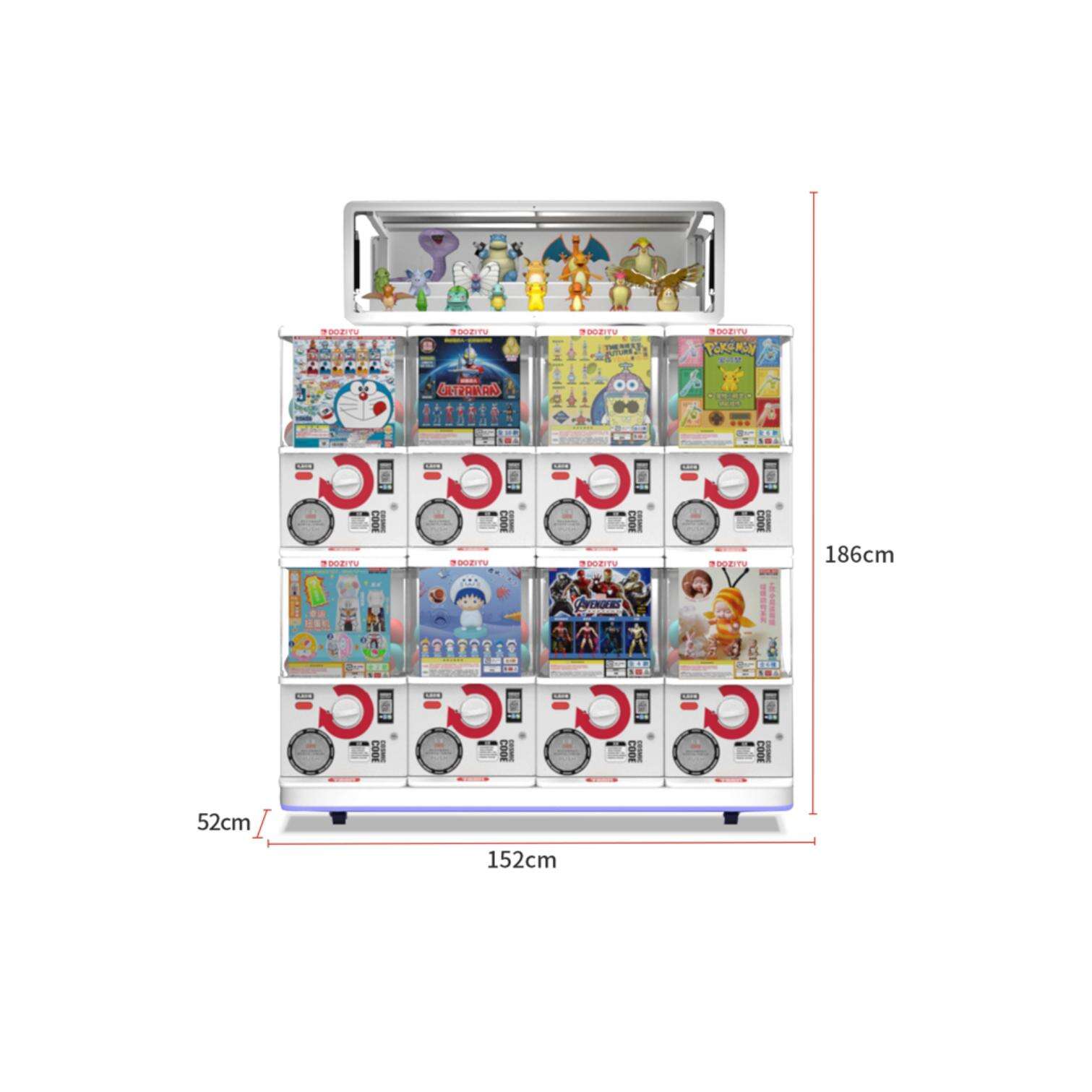 New Generation Gachapon Machine Mini Cosmic Code VIII | DOZIYU