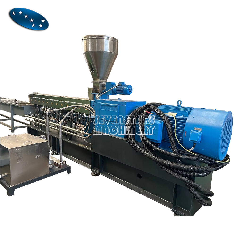 Plastic High Filler Pelletizing Machine Twin Parallel Screw Pelletizing ...