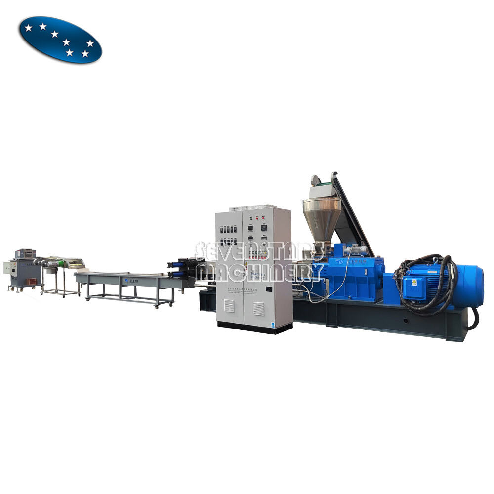PET fish net recycling pelletizing machine, China PET fish net ...