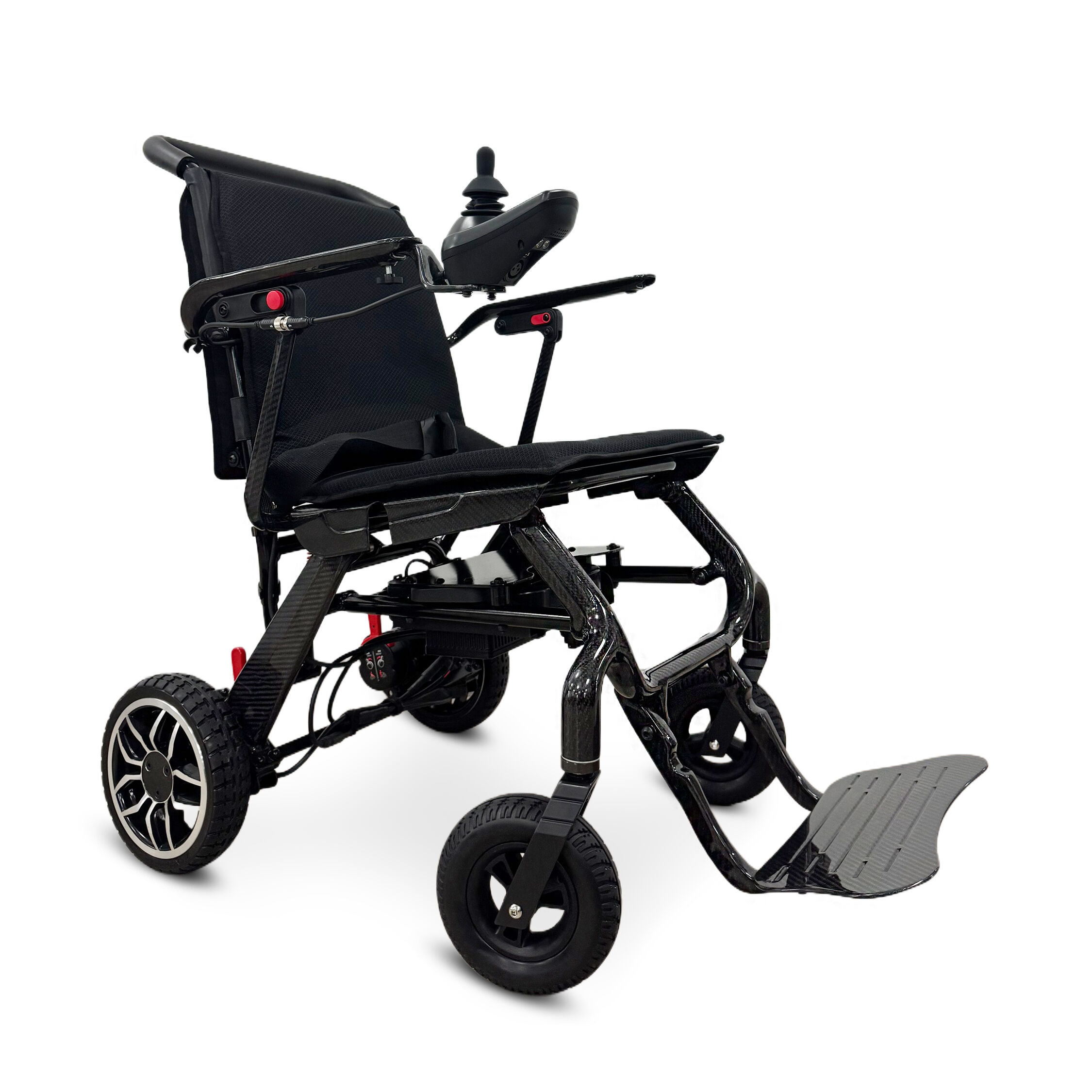 Ksm 607 Foldable Lightweight Carbon Fiber Electric Wheelchair With