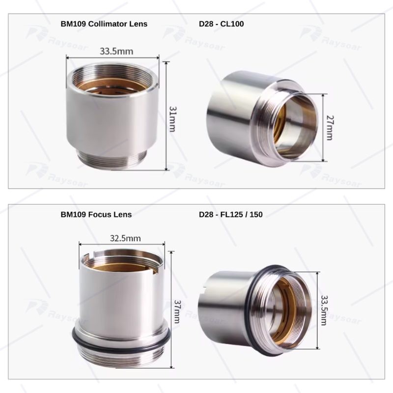 Laser Collimating Lens and Focusing Lens Assembly for Raytools BM109
