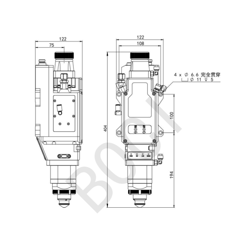 Boci BLT421 8kW Auto-Focusing Fiber Laser Cutting Head