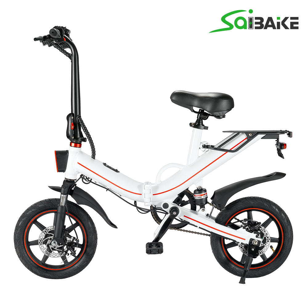 V5 Mini e-Bike 14" Folding Electric Bike 48V 400W Motor Mini Bicycle ...