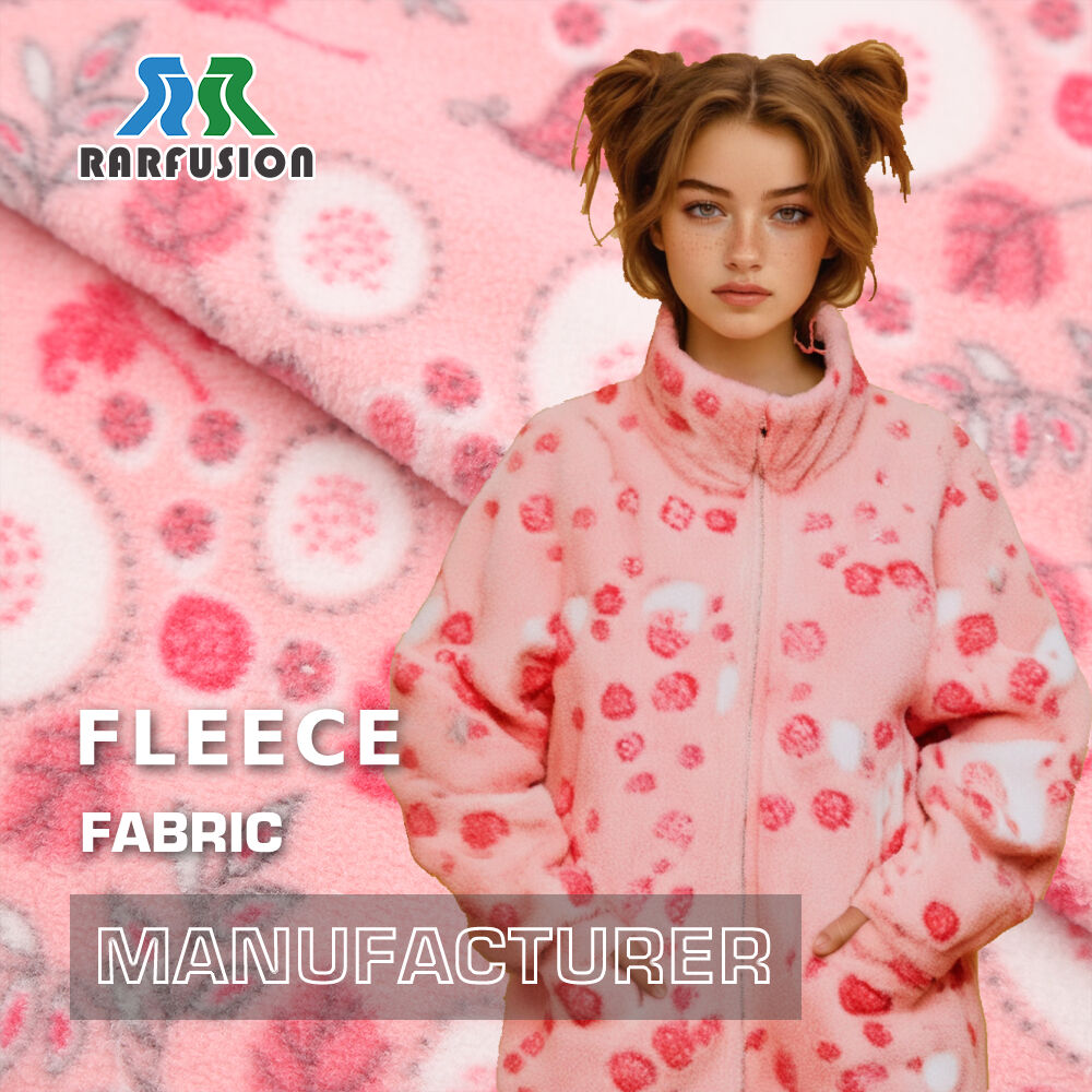 Custom Printed Polar Fleece Fabric, China Custom Printed Polar Fleece ...