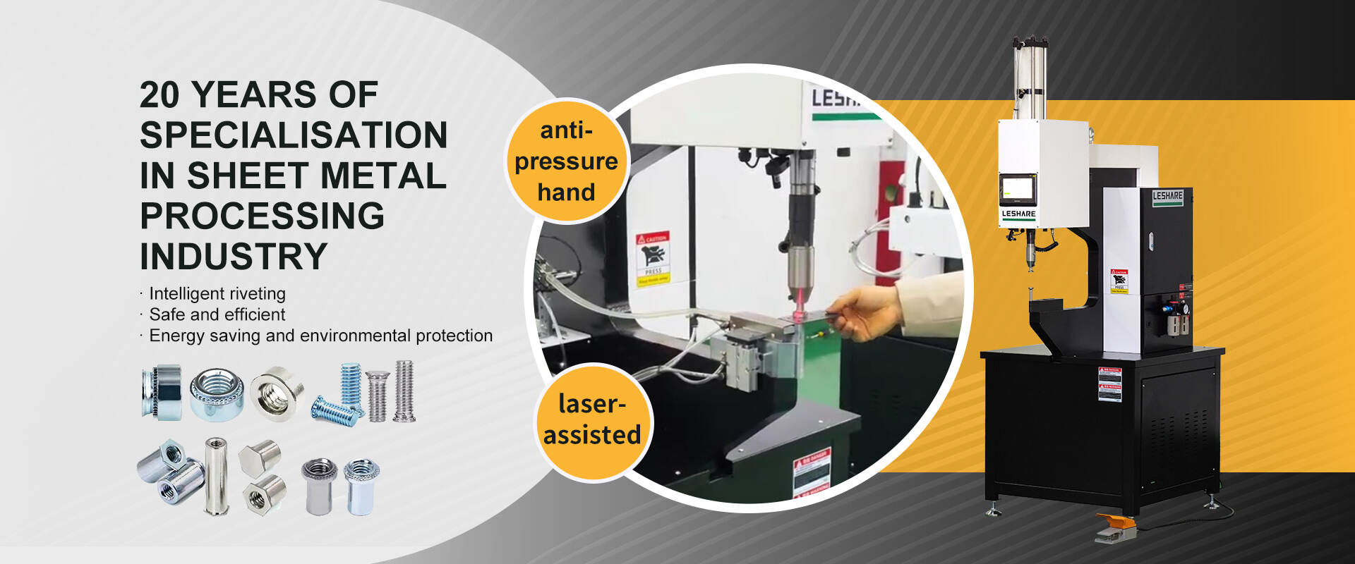 Precision Fastener Insertion & Metal Leveling Machines | LESHARE Technology