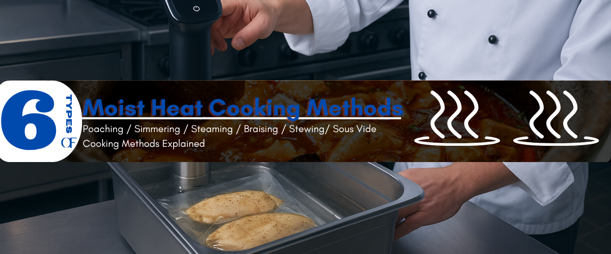 6 Types of Moist Heat Cooking Methods