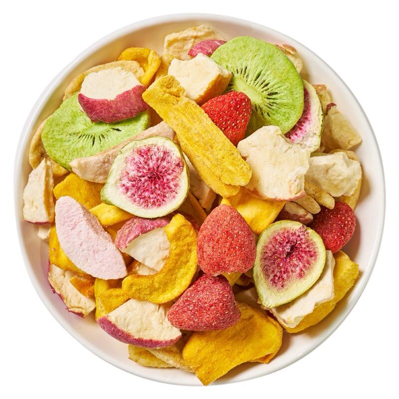 Freeze Dried Mixed Fruit Snacks | Crispy Multi-Shape Fruit Mix for ...