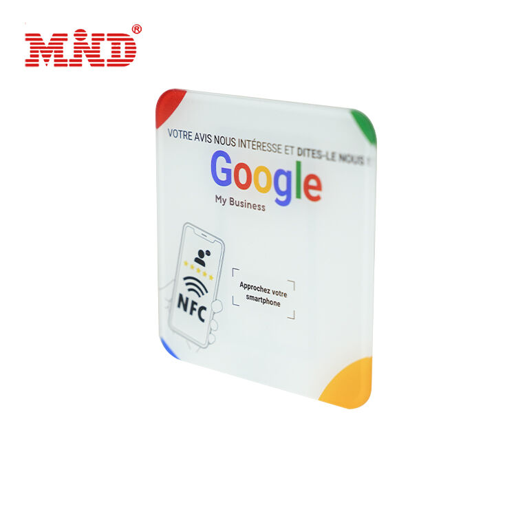 MDN001 NFC Acrylic Plate Custom NFC Acrylic Card Plaque Google Review ...