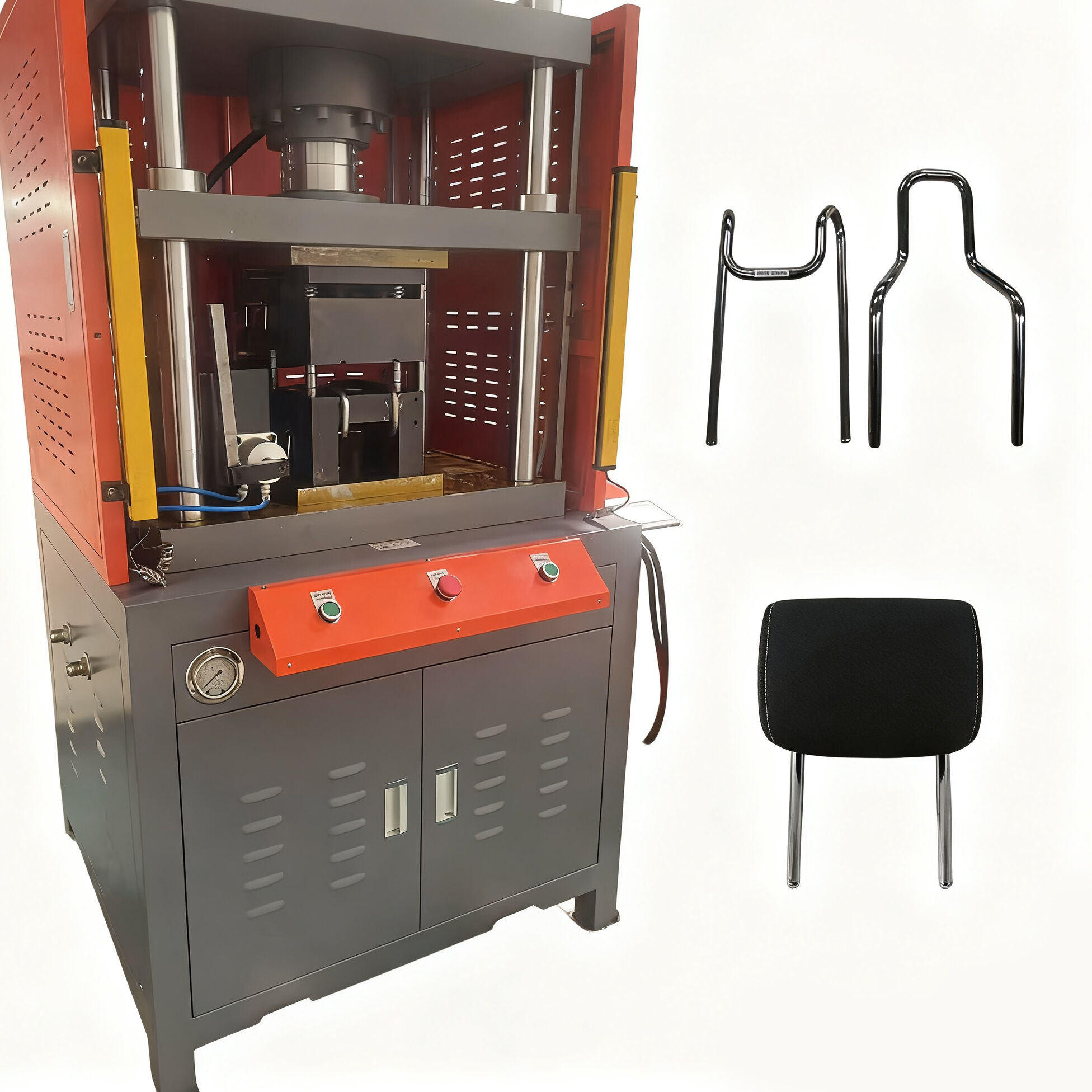 Automotive headrest rods: Fully automatic double-head pipe bending machine solves the core pain ...