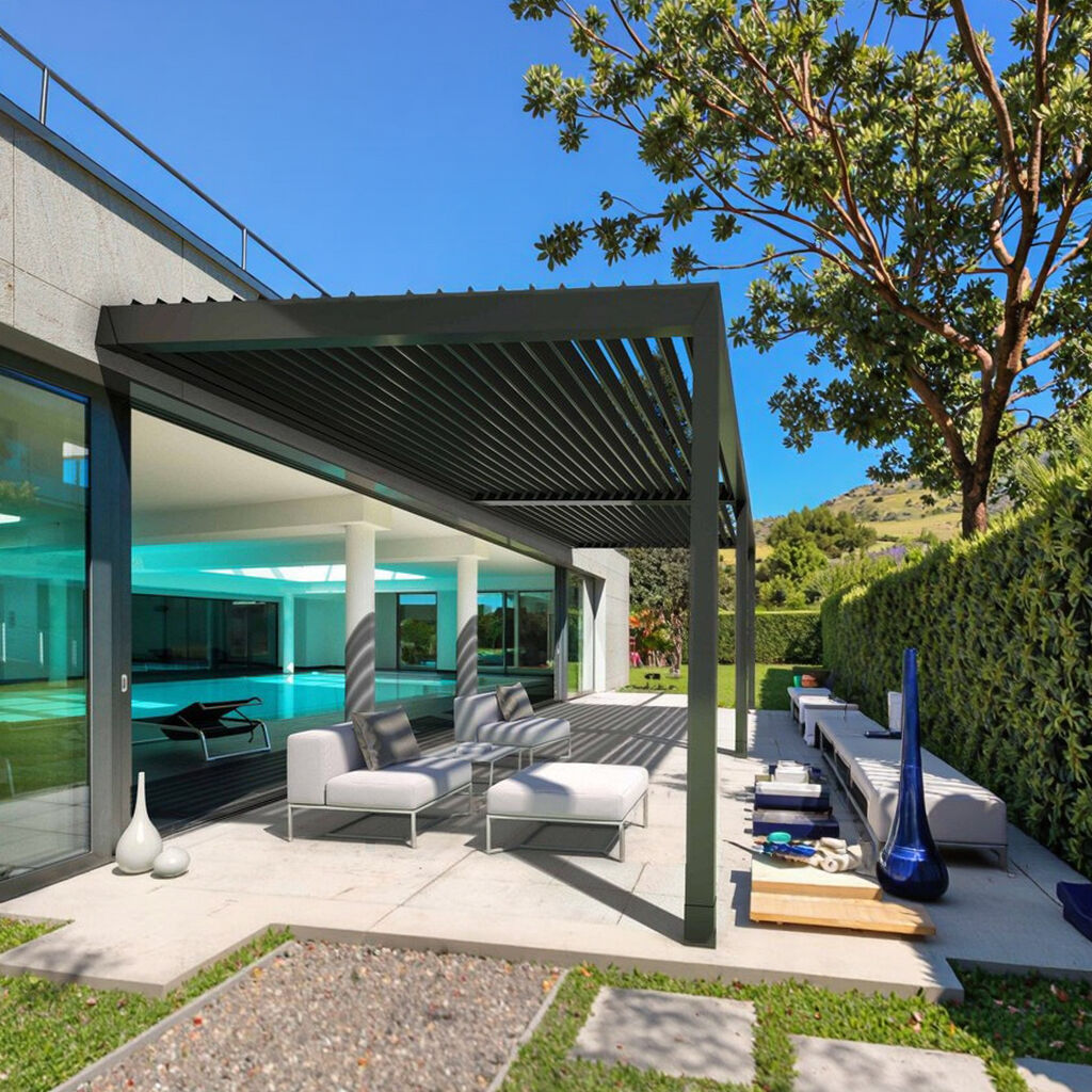 Motorized Retractable Pergola Canopy: Smart Outdoor Living Solution ...