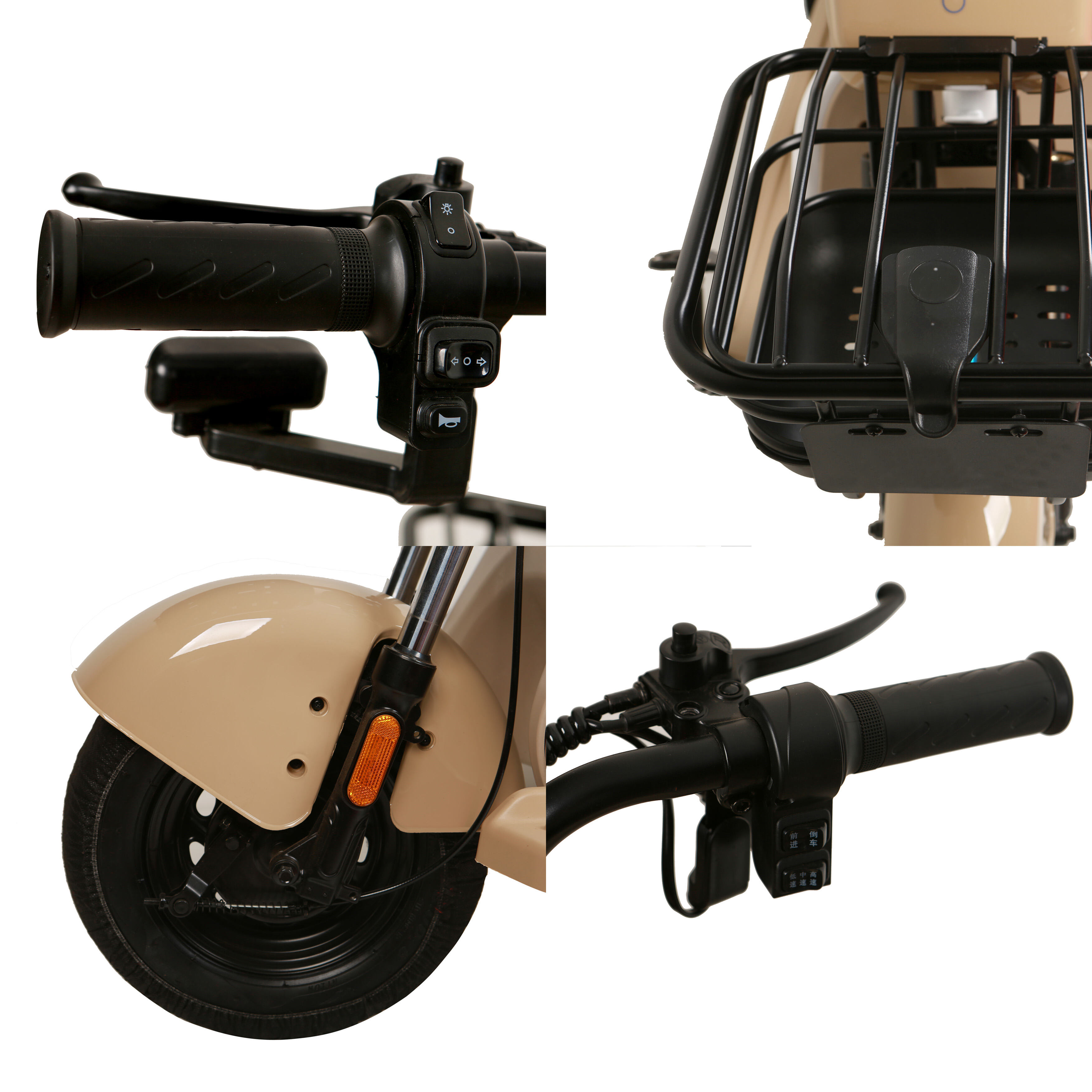 Durable 500W Electric Tricycle with Adjustable Seats Remote Control ...