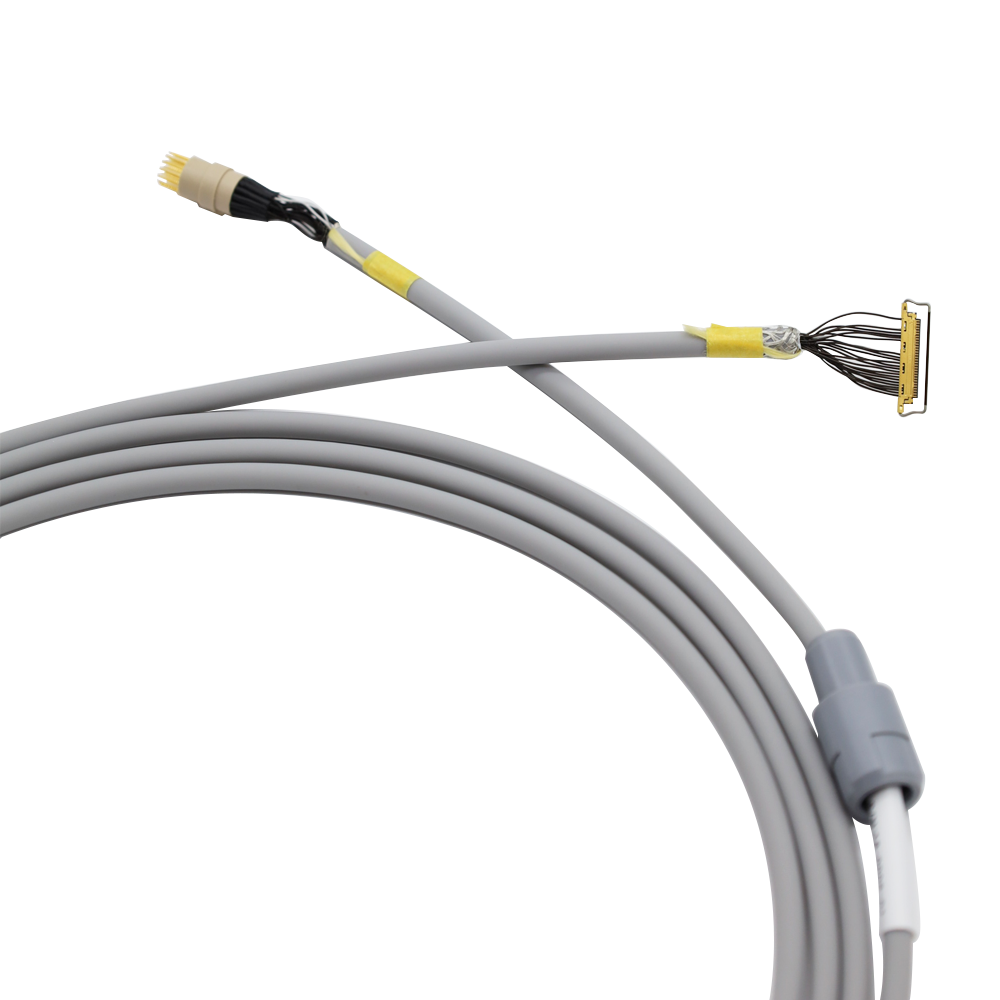 Medical Cable Assembly Light Grey Jacket Molex & Ipex Connector Wire ...