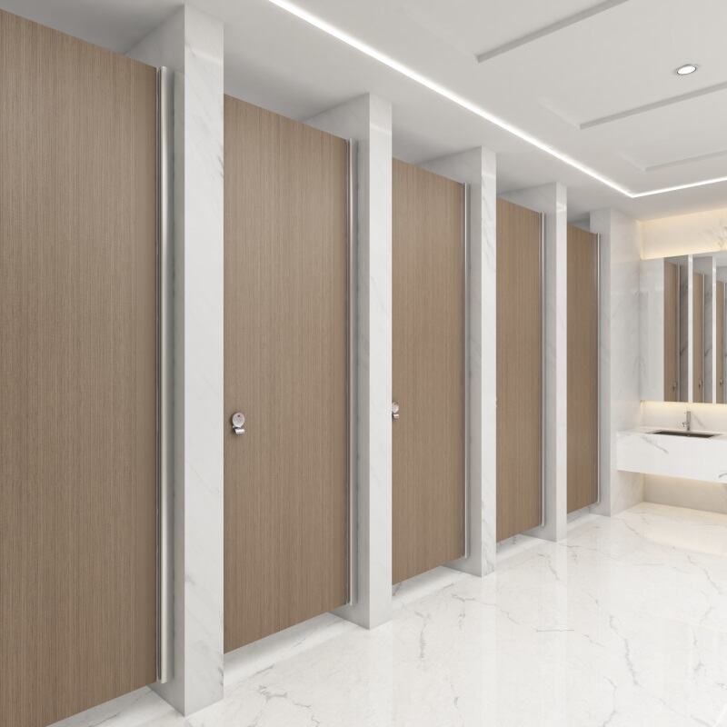 Overhead Braced HPL Toilet Partitions | HPL Toilet Partitions | JIALIFU