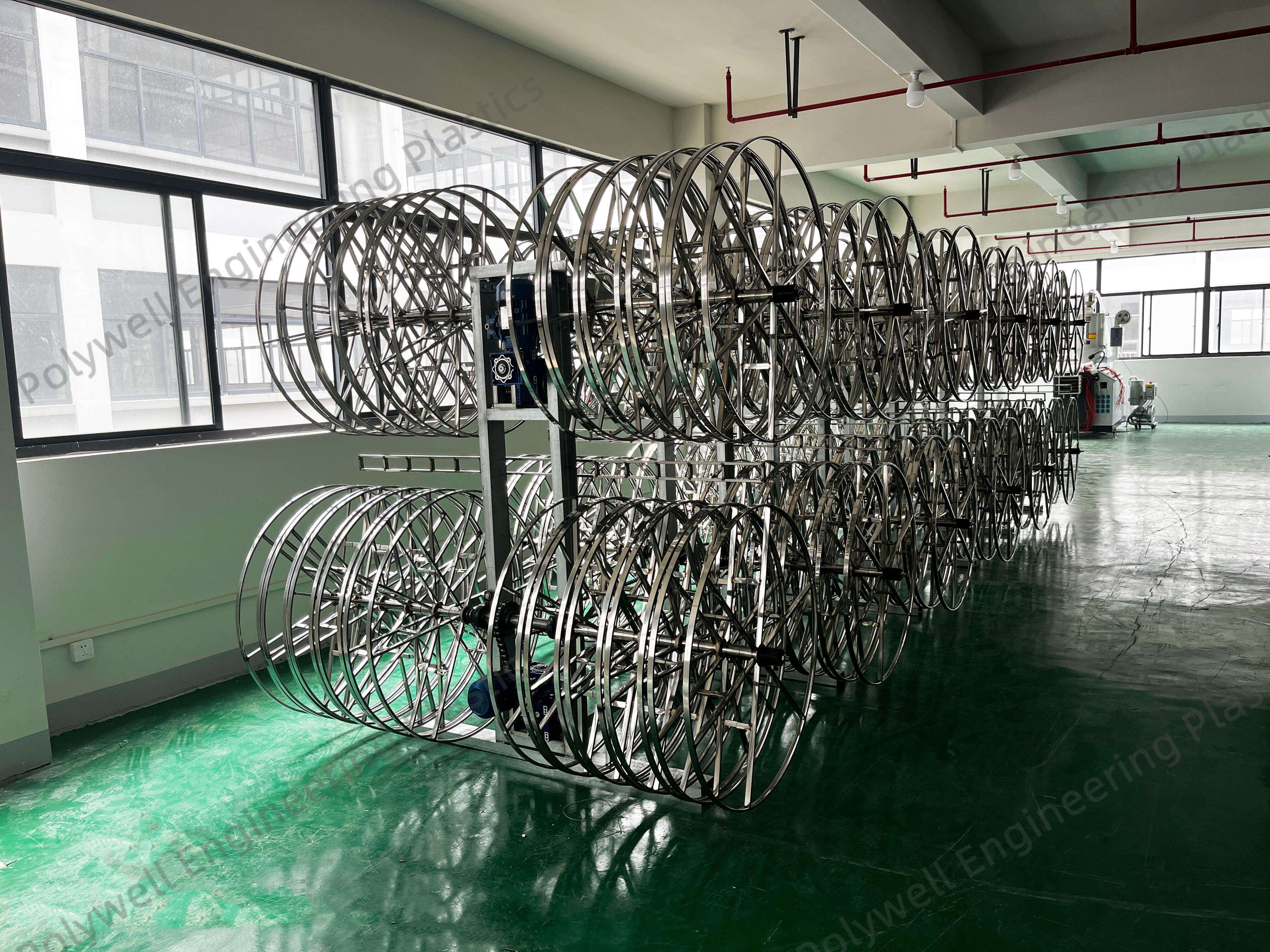 POLYWELL Winding Machine for Efficient Rolling of Polyamide Strips