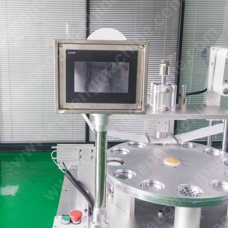 Baked powder pressing machine