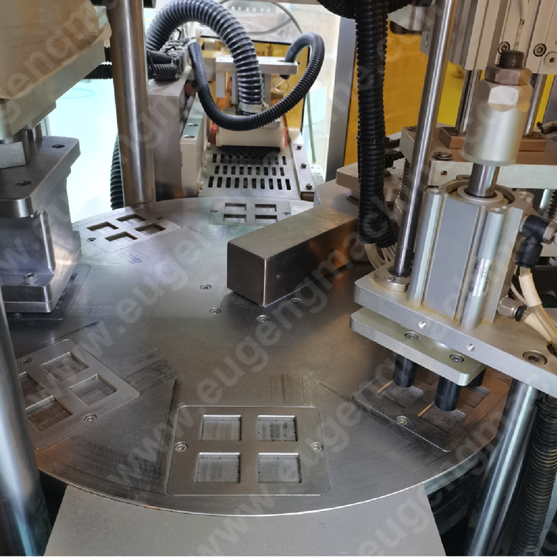 Automatic compact powder press machine