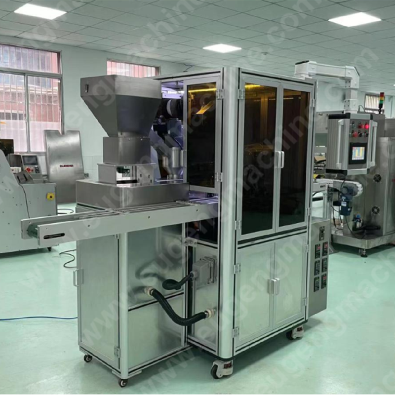 Automatic compact powder press machine