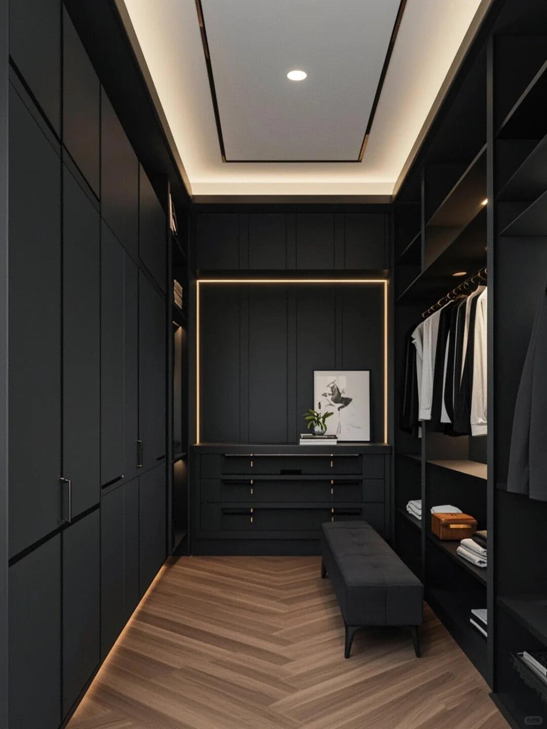 Dark Series U-shaped Wardrobe | U-Shaped Wardrobe