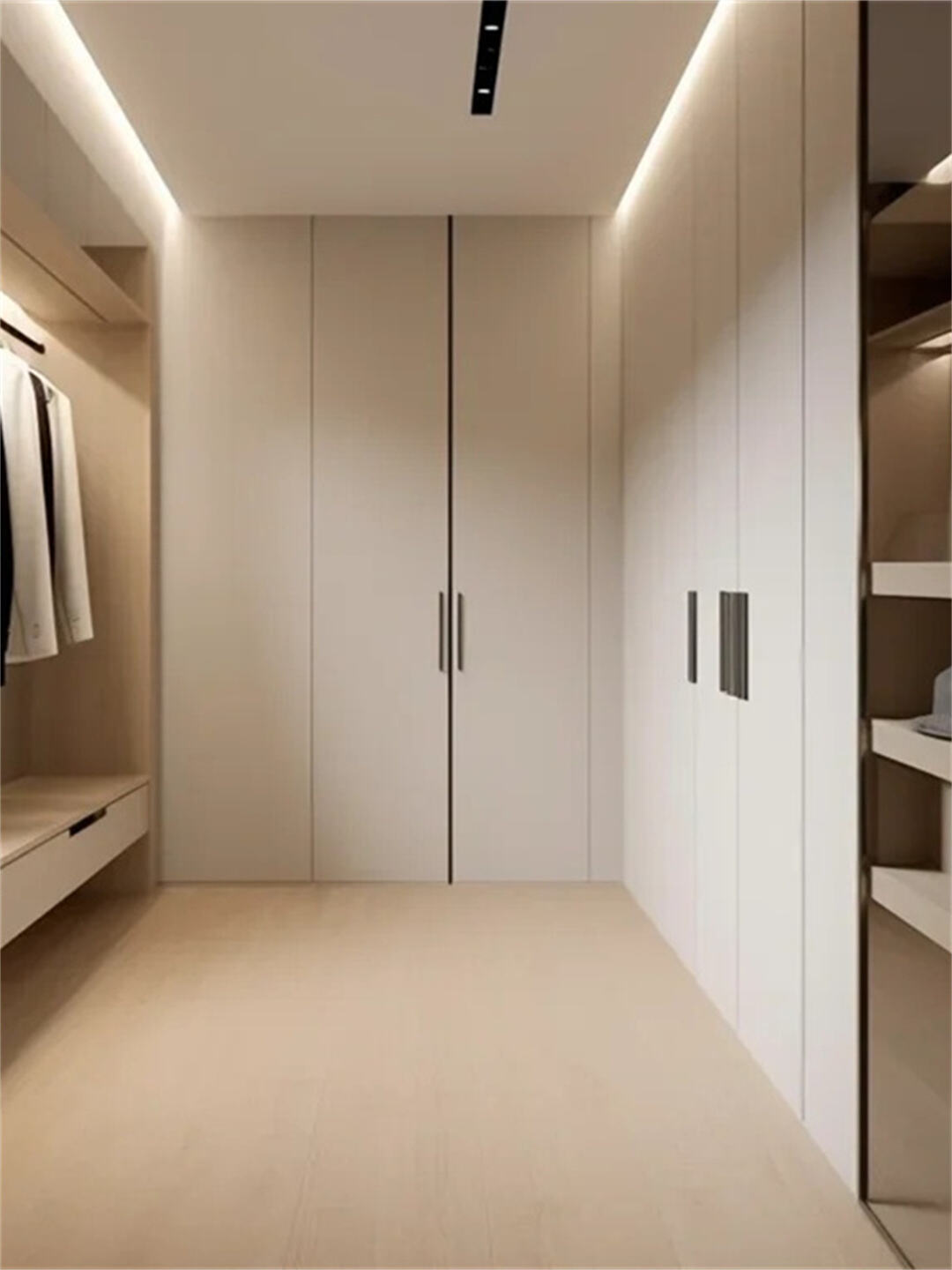 Minimalist Wardrobe | Modern simple style wardrobe