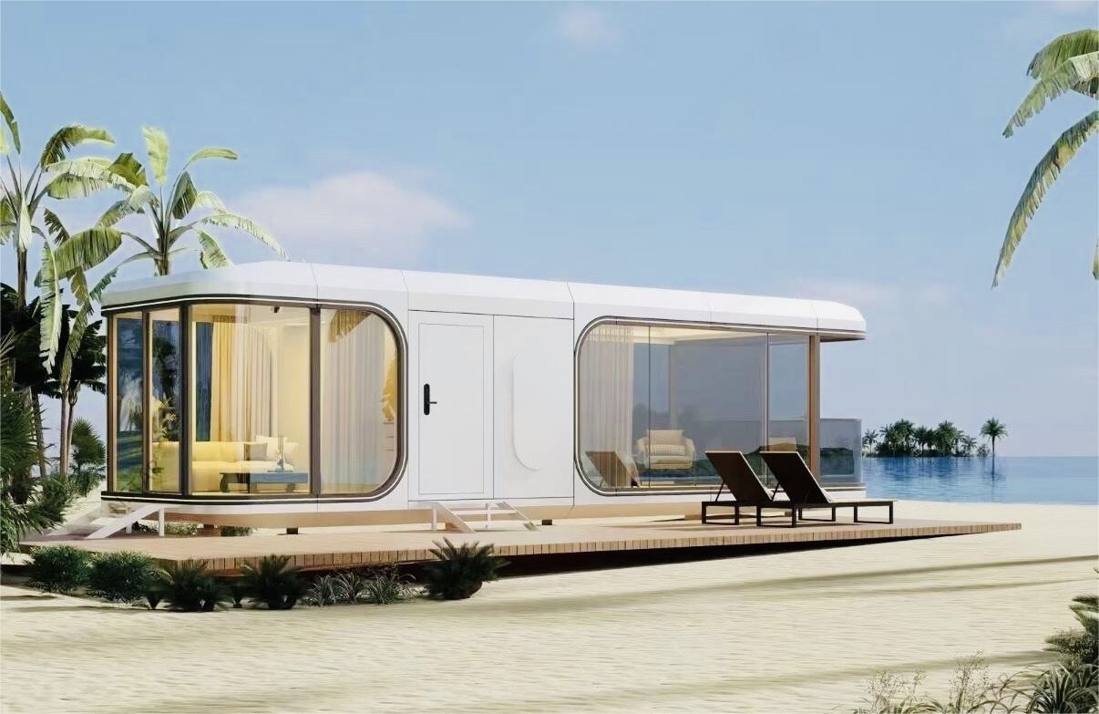 Space Capsule House | Modular Smart Eco Capsule for Luxury Camping ...
