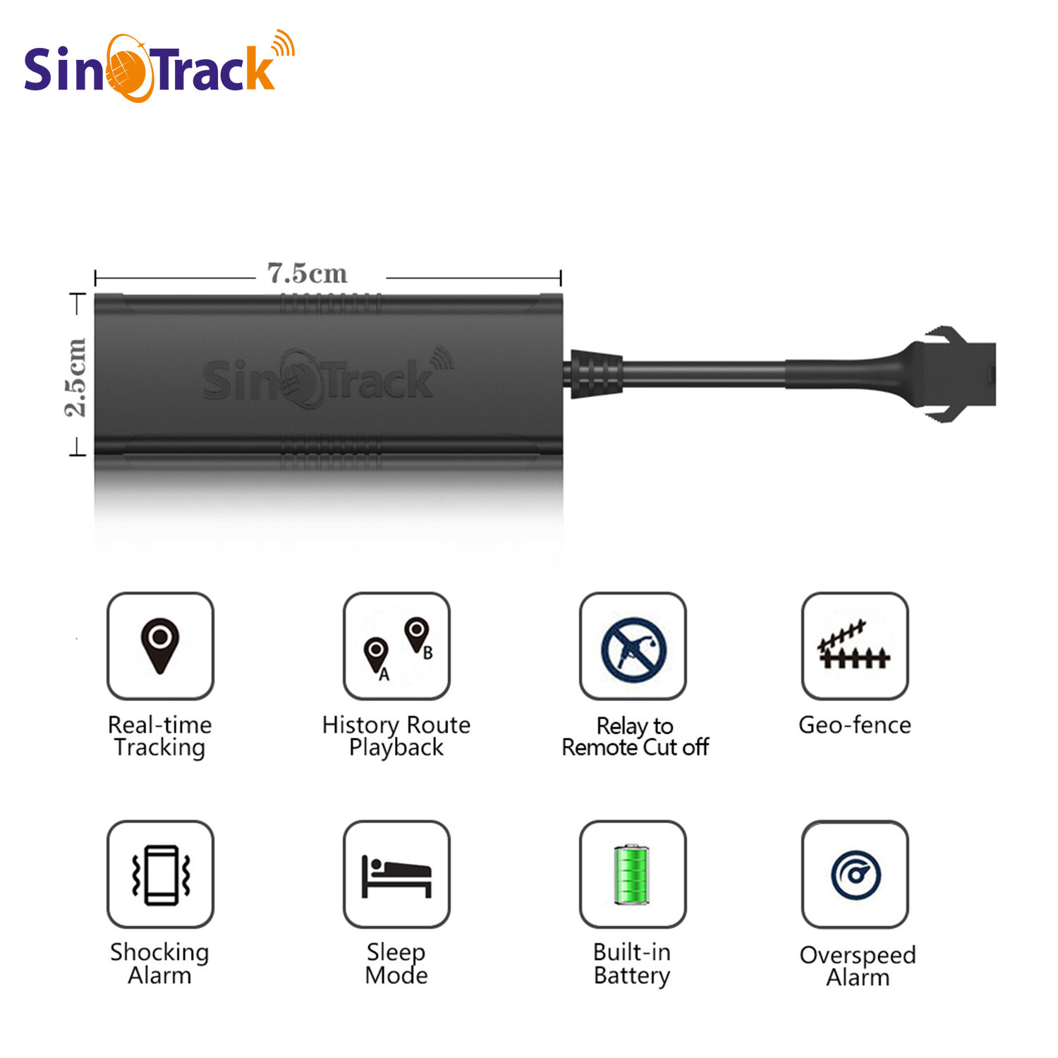 ST-901M Real Time Tracking SIM Card Location Small GPS Tracker With Remote Cut Off Engine ...