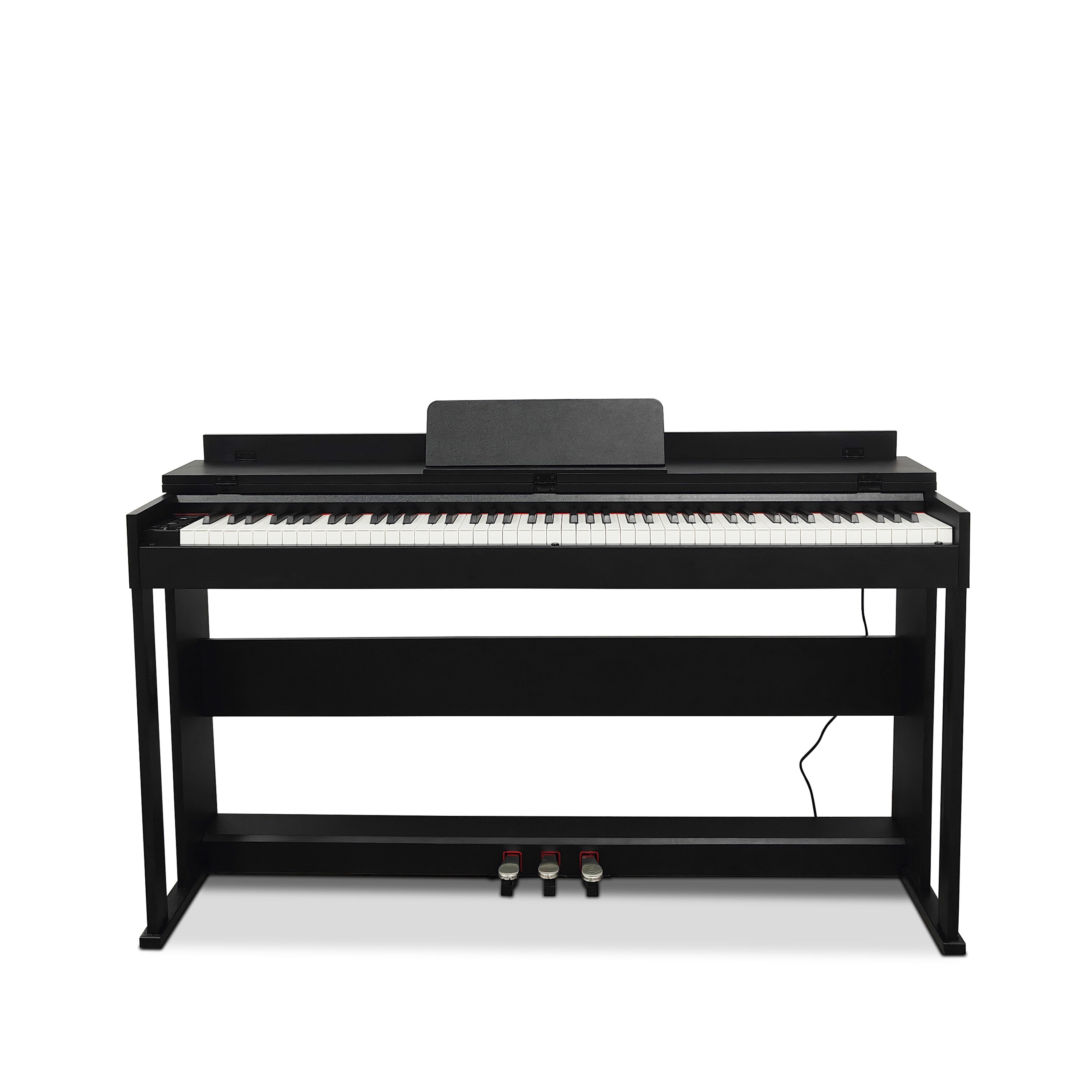 88 Key Fully Weighted Digital Piano Keyboard, Wooden Classic Upright ...