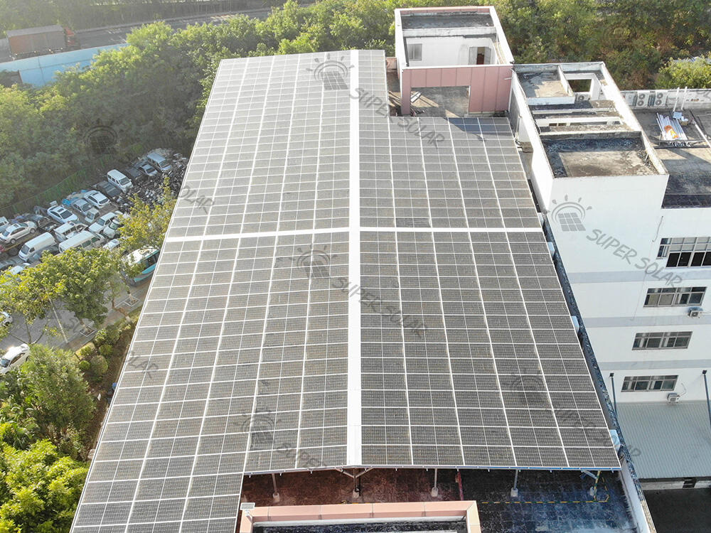 China 400KW Roof solar power system | Solar System Commercial | Super Solar