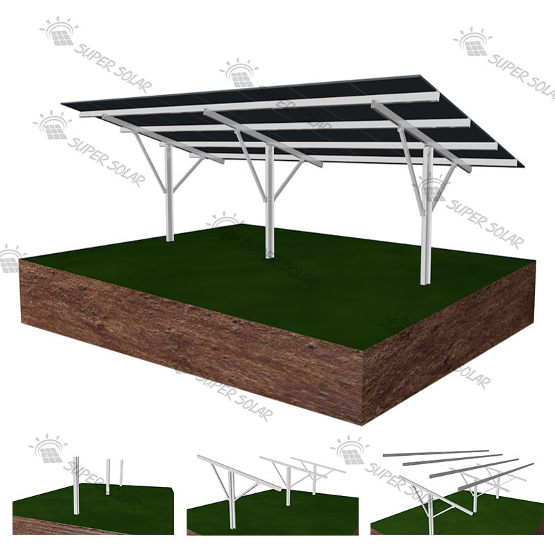 Super Solar - Solar Panel Ground Mount U-Type/C-Type Pile Foundation