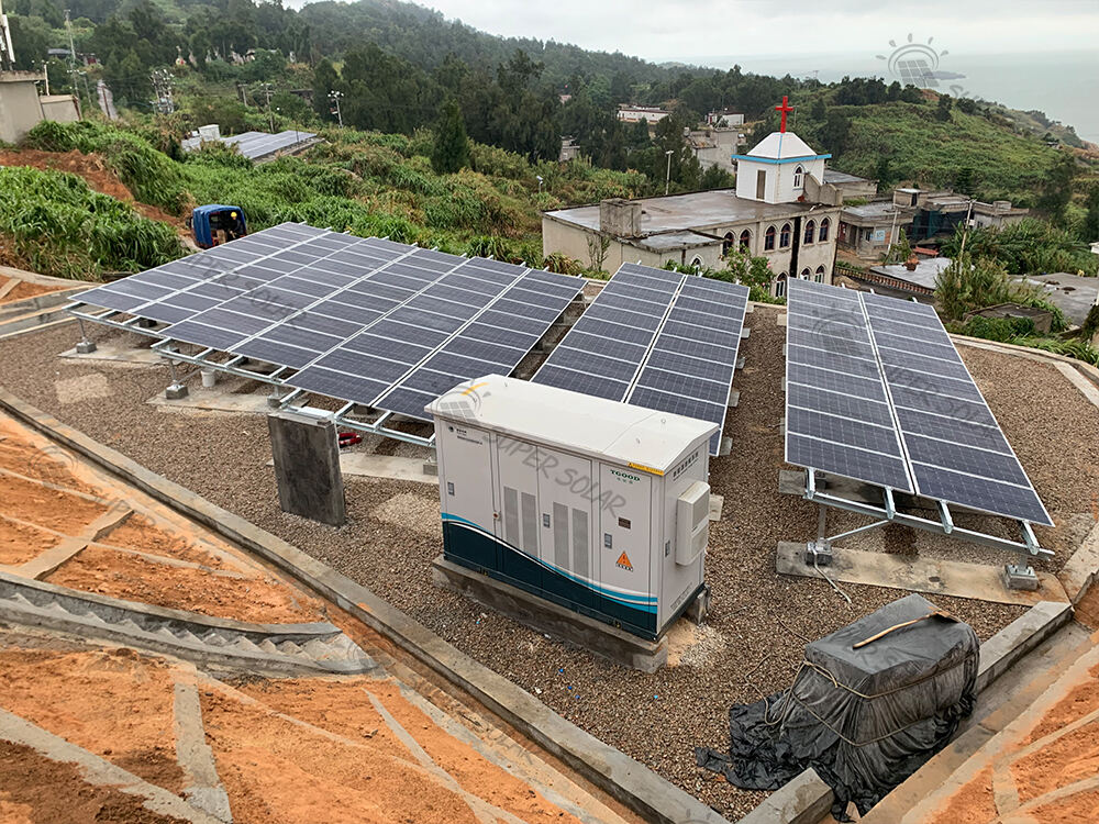 China 1MW Ground solar power plant | Solar System Commercial | Super Solar