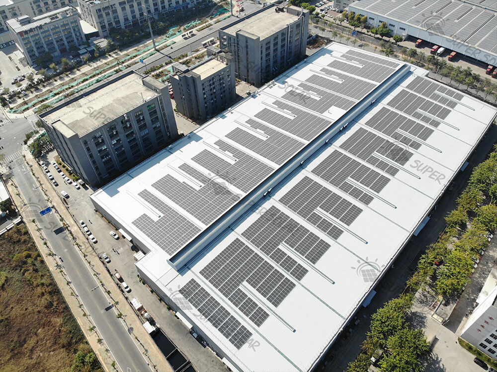 China 2MW Metal roof solar power system | Solar System Commercial ...