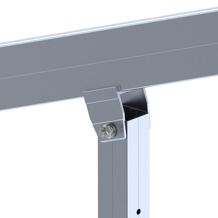 Ground Screw Solar Mounting System | Aluminum Structure On Ramming Pile ...
