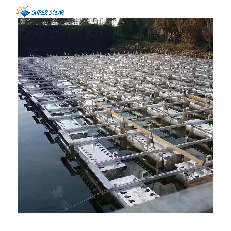 Floating photovoltaic system solar on lakes/water | Floating Solar ...