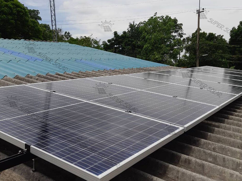 Thailand 3KW Corrugated roof solar system | Rooftop Solar | Super Solar