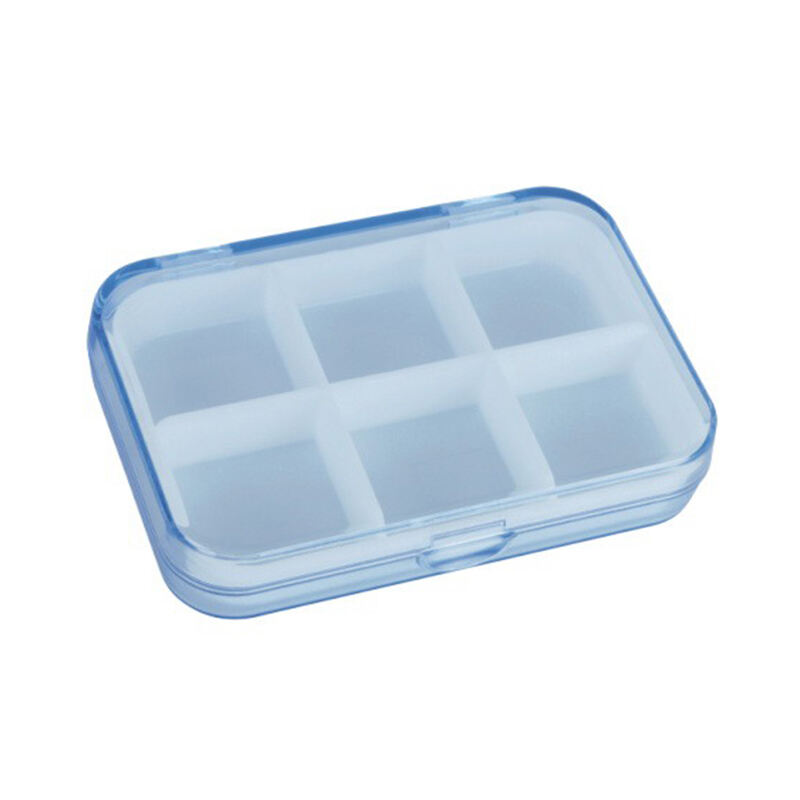 Plastic Pill Box With 5&6 Compartments - Portable Pill Organizer