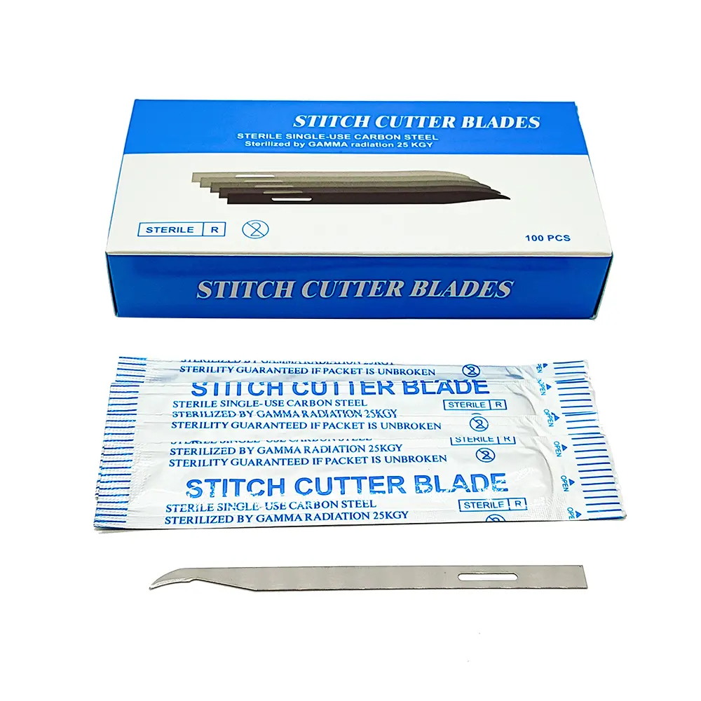 Disposable Stitch Cutter Blade - Sterile Medical Suture Cutter