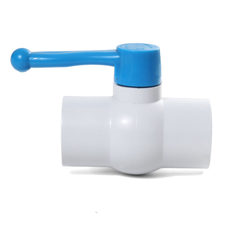 New Handle White PVC Ball Valve: Built for Efficiency, China New Handle ...