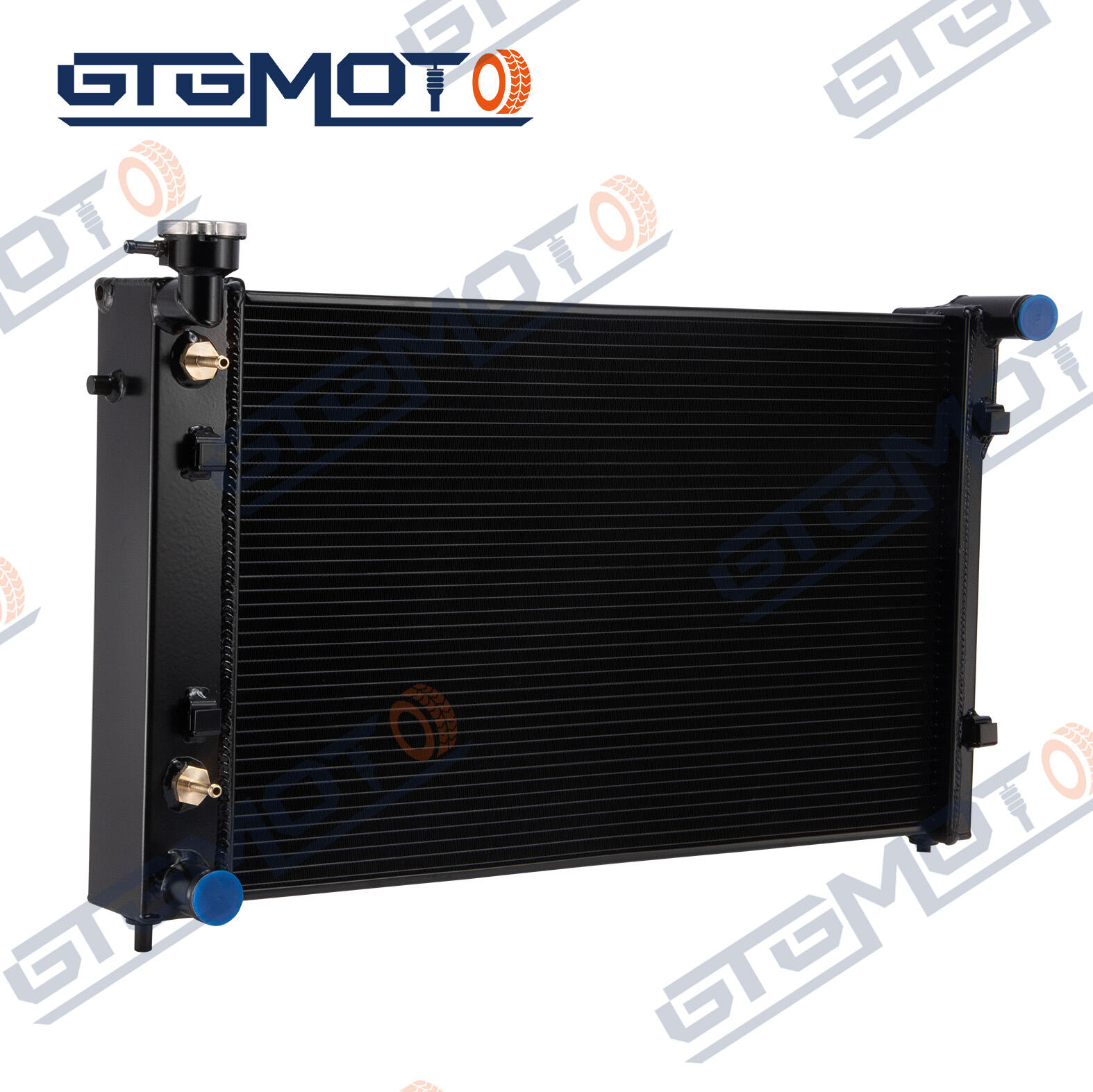 GTGMOTO Radiator For 1942-1952 Ford F1 F2 F3 Pickup Chevy Engine V8 ...