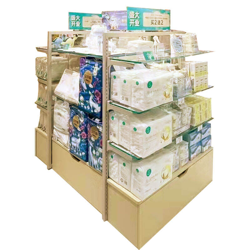 Island Display Cabinet/Gondola Display for retail chain store | Retail Chain