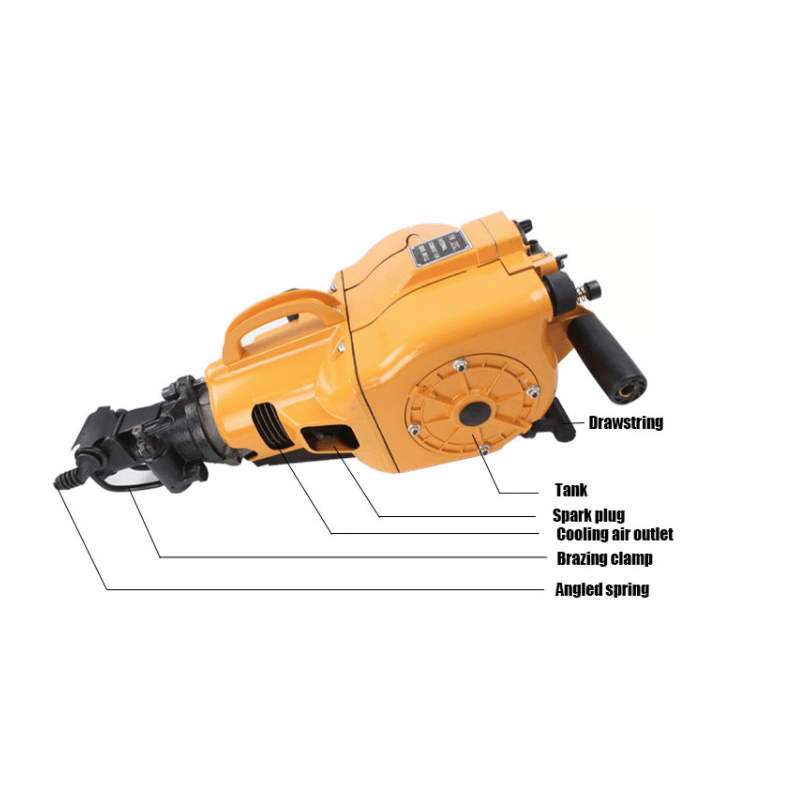 Gasoline Rock Drill Machine YN27C Internal Combustion Rock Drill ...