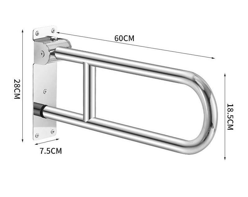 Foldable Bathroom Handrails - Safety for Elderly