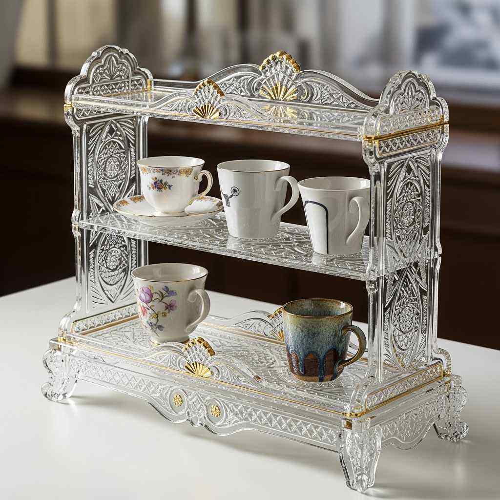 Coffee cup display shelf Producer & Manufacturer & Supplier