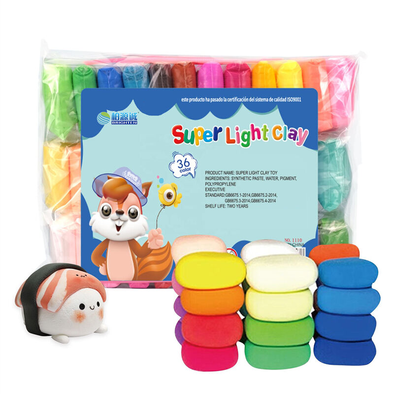 24 Colors Ultra-Light Clay - Non-Toxic Modeling Clay for Kids Art ...
