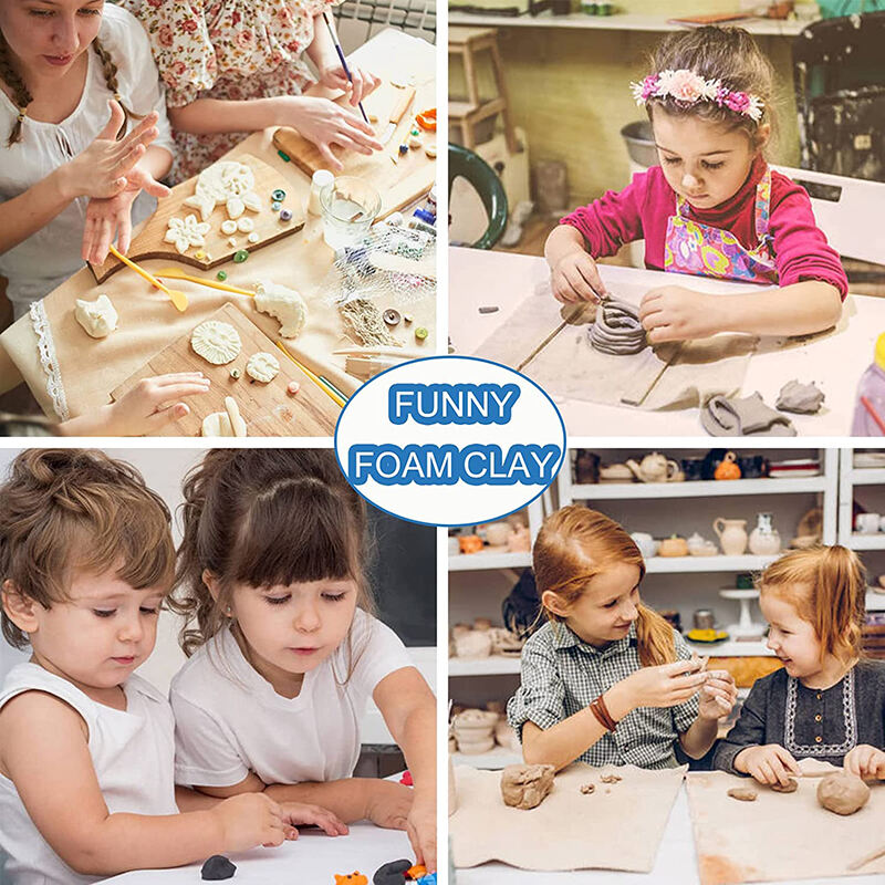 Non-Toxic Kids Clay, Squishy Slime Toys, Crystal Mud Crafts, Children's ...