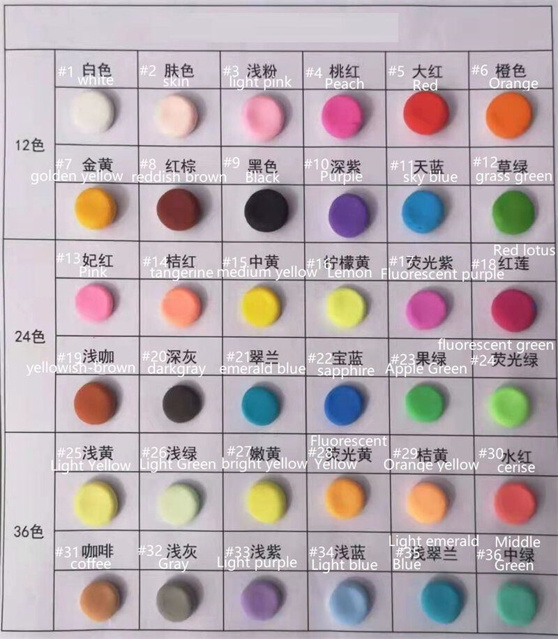 36 Colors Ultra-Light Clay - Non-Toxic Modeling Clay for Kids Art ...