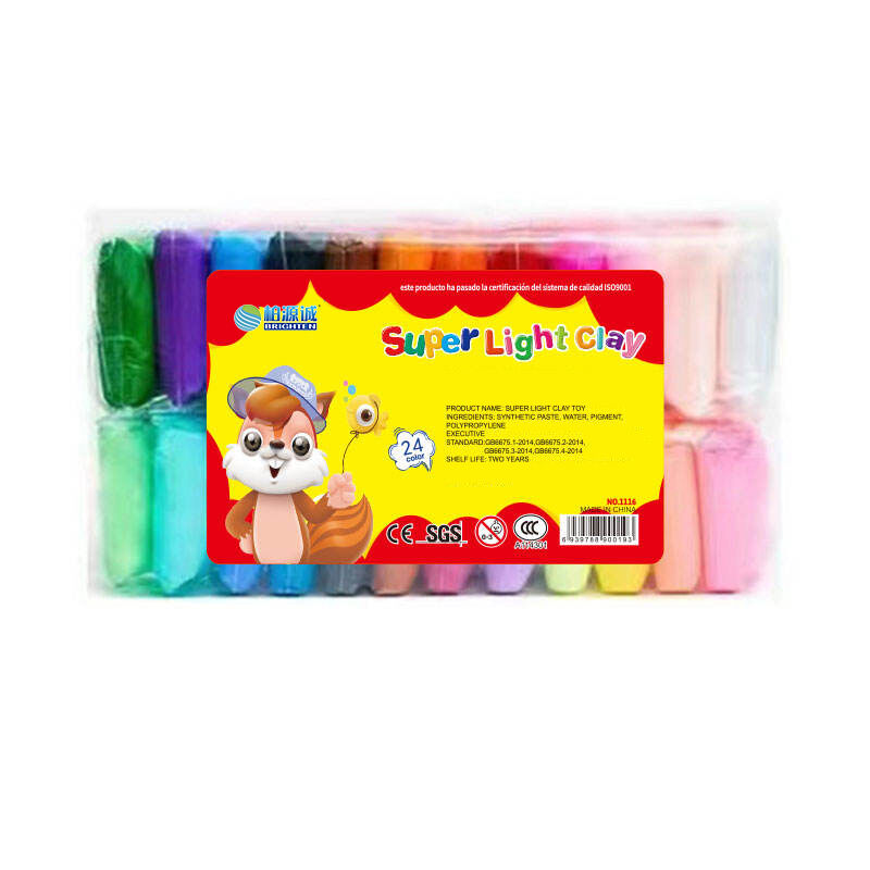 24 Colors Ultra-Light Clay - Non-Toxic Modeling Clay for Kids Art ...