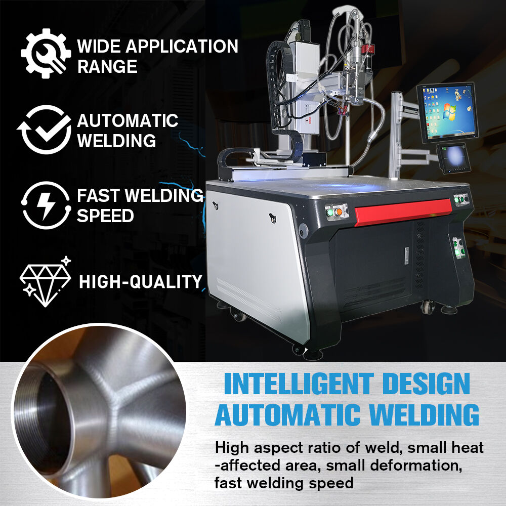 Desktop 4-6 Axis Automatic CW Fiber Laser Welding Machine, China Desktop 4-6 Axis Automatic CW ...