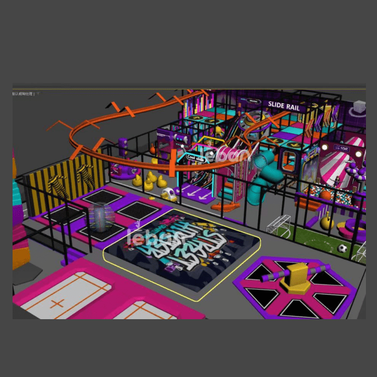 Creative Indoor Playground Setup: Futuristic Design & Interactive ...