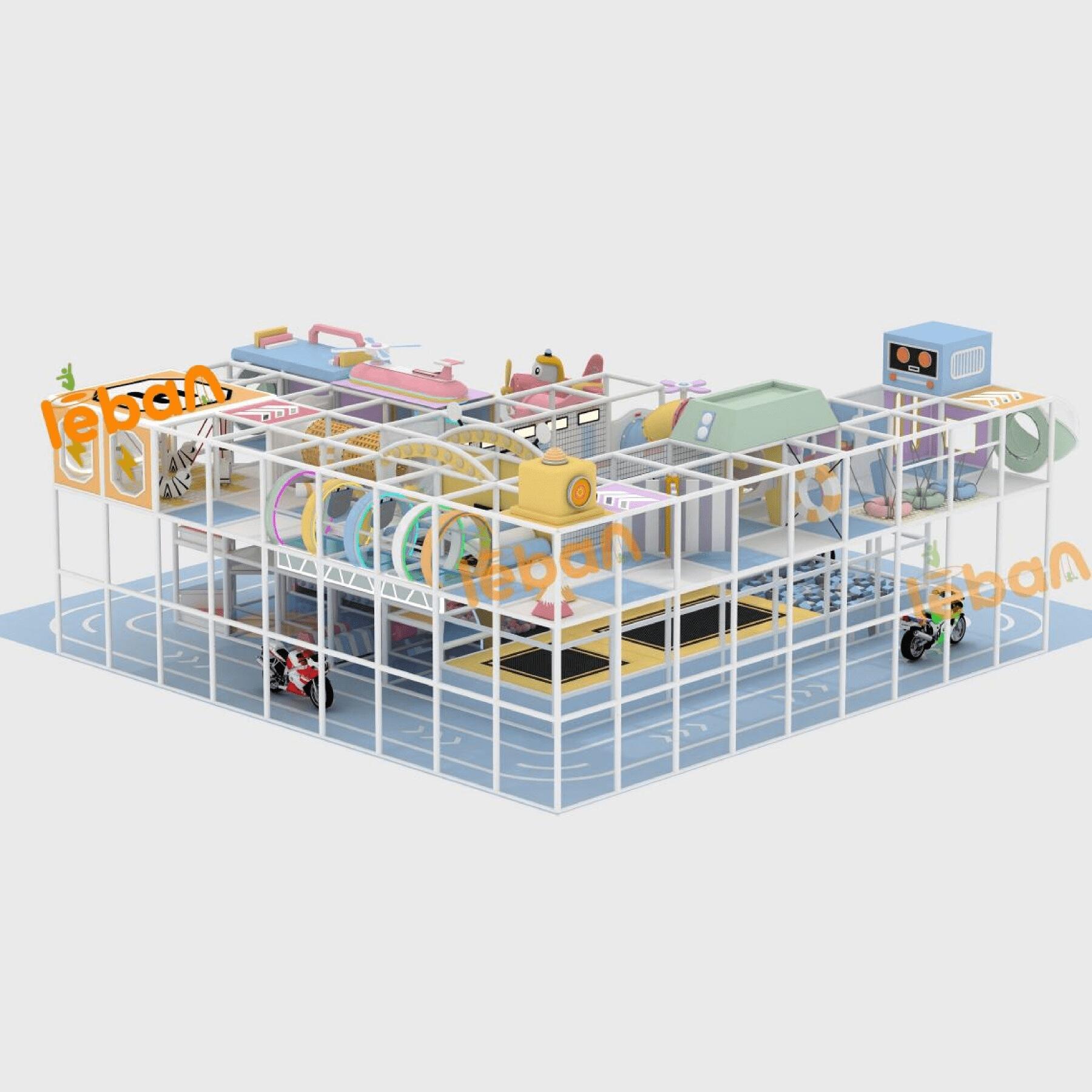 Parque Infantil Cubierto: Formas Creativas y Diversión - Atracciones ...