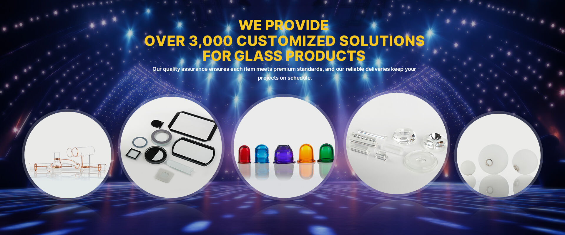 Customized glass product, lighting glass accessories, hand-blown glass ...